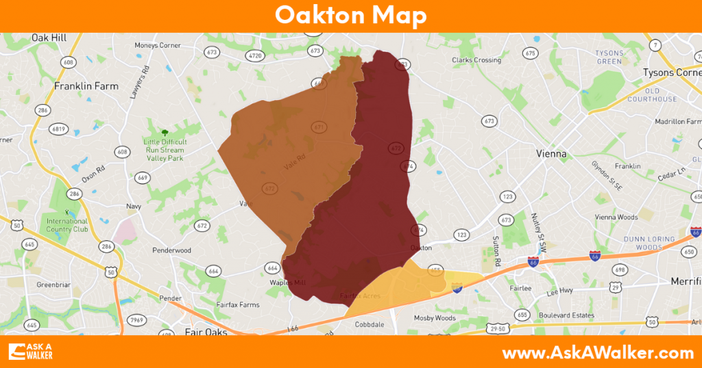 Oakton Map - Ask A Walker